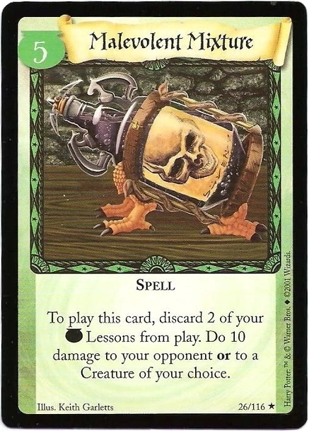 Malevolent Mixture (Trading Card) | Harry Potter Wiki | Fandom