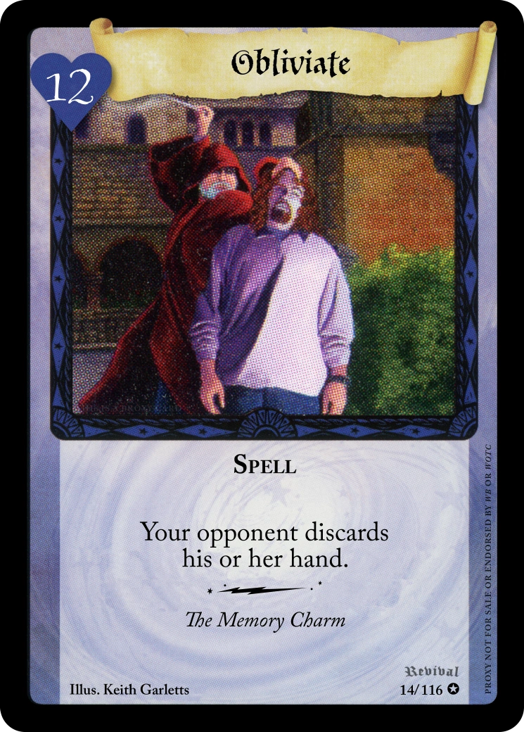 Obliviate (karta) | Harry Potter Wiki | Fandom