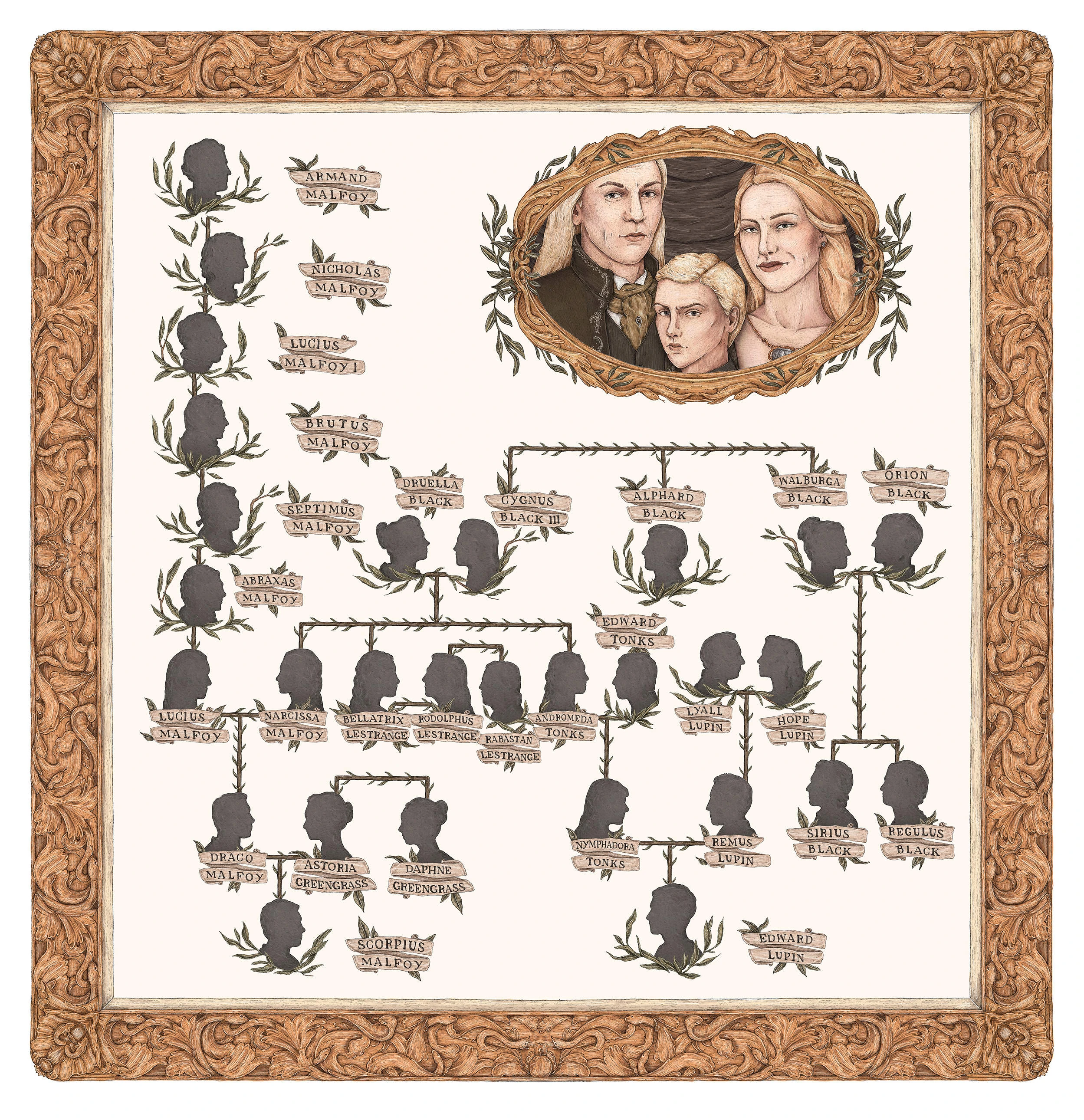 Harry Potter Family Tree Malfoy