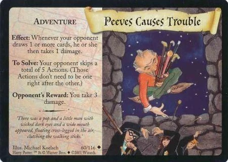Peeves Causes Trouble | Harry Potter Wiki | Fandom