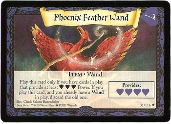 Phoenix Feather Wand (Trading Card) | Harry Potter Wiki | Fandom
