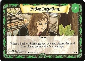 Potion Ingredients (Trading Card) | Harry Potter Wiki | Fandom