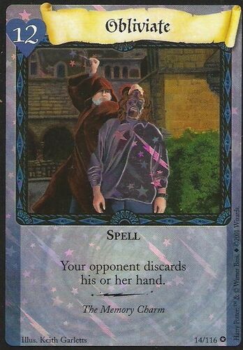 Obliviate (Trading Card) | Harry Potter Wiki | Fandom