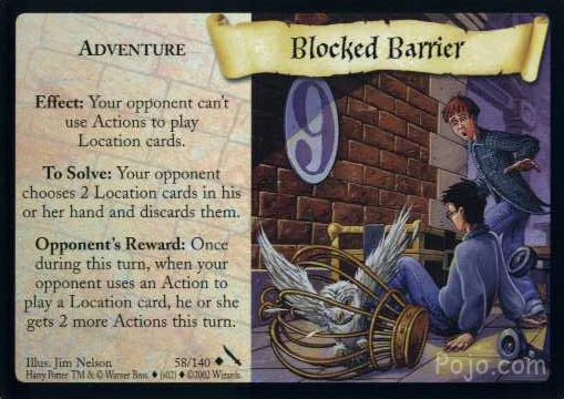 Blocked Barrier (Trading Card) | Harry Potter Wiki | Fandom