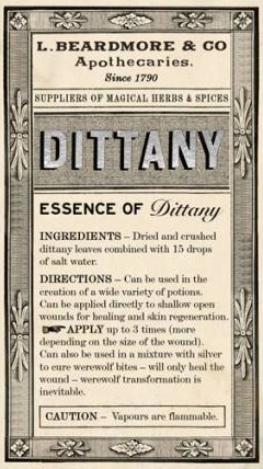 Essence of Dittany | Harry Potter Wiki | Fandom
