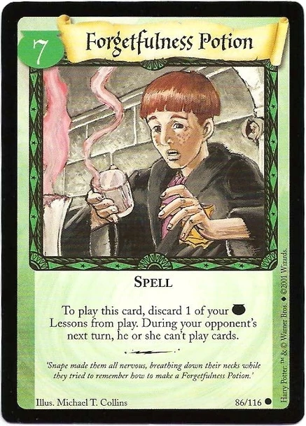 Forgetfulness Potion (Trading Card) | Harry Potter Wiki | Fandom