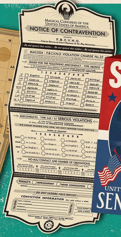MACUSA Notice of Contravention | Harry Potter Wiki | Fandom