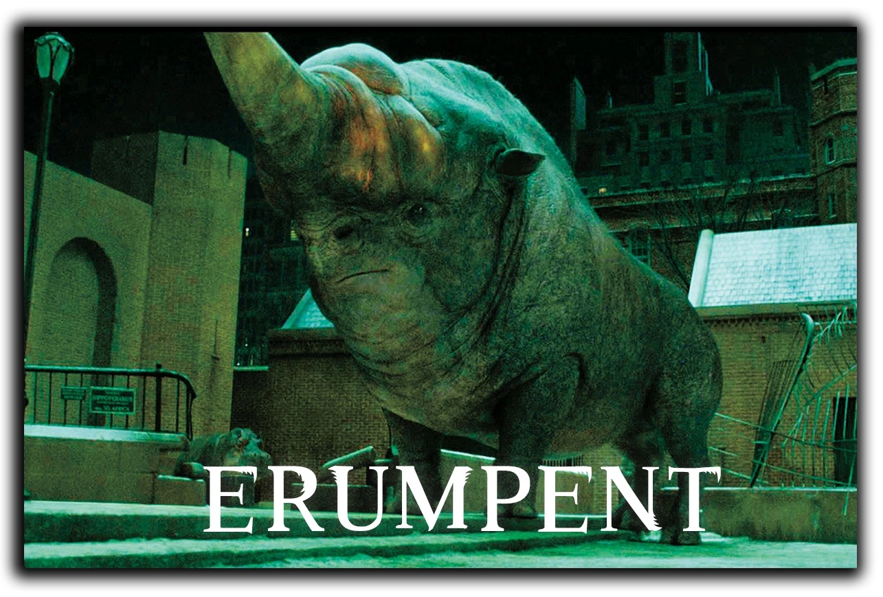 Erumpent Harry Potter