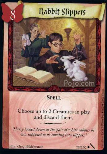 Rabbit Slippers (Trading Card) | Harry Potter Wiki | Fandom