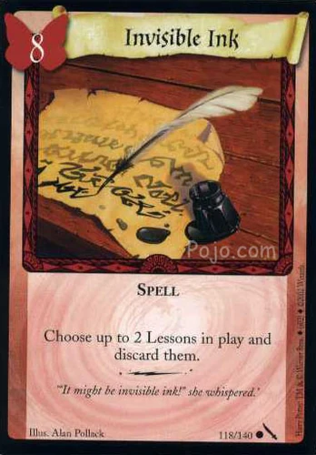 Invisible Ink (Trading Card) | Harry Potter Wiki | Fandom