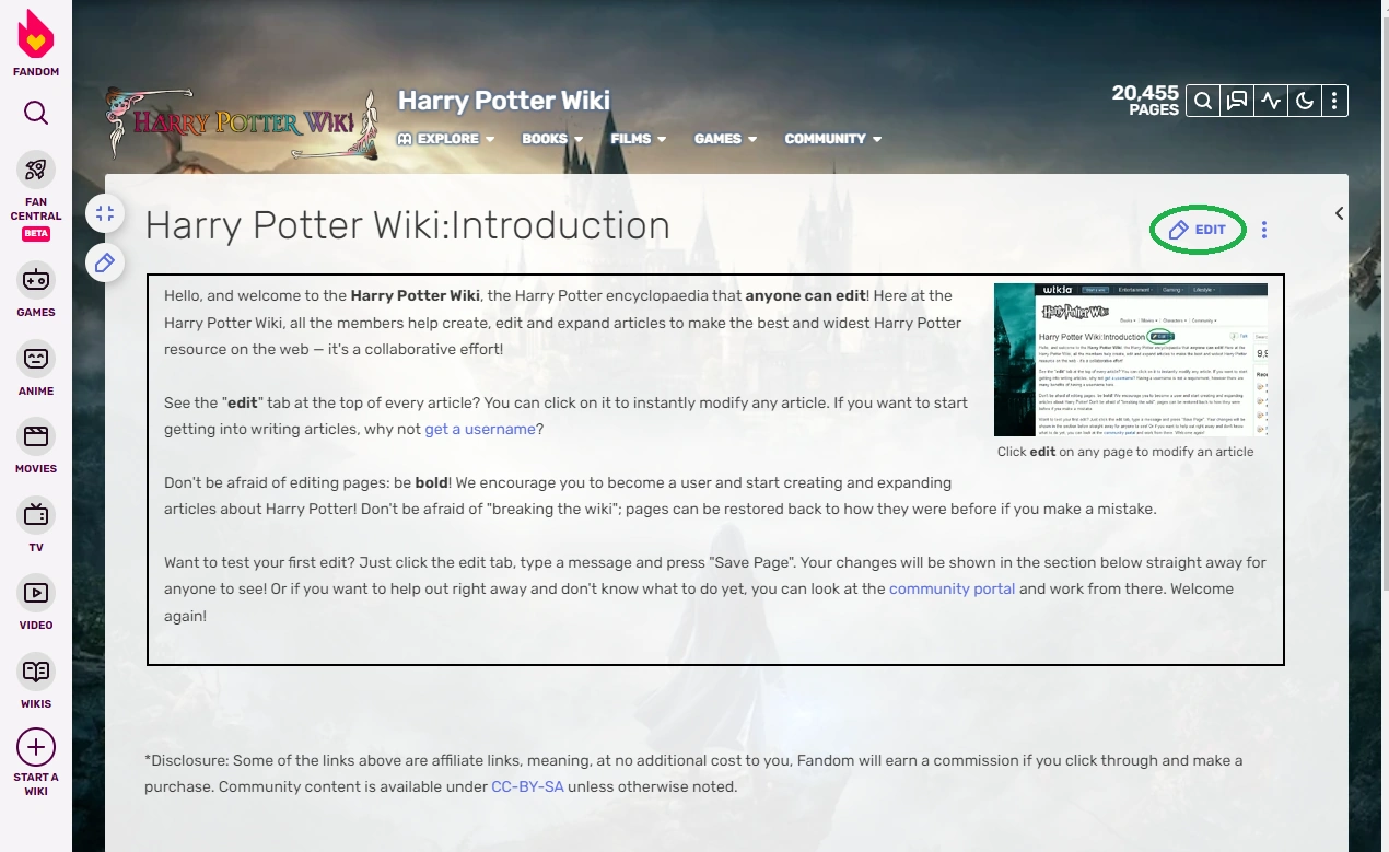 Harry Potter Wiki:Sandbox | Harry Potter Wiki | Fandom