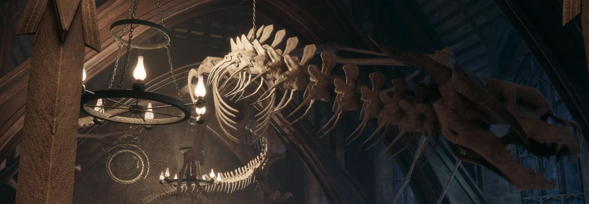 Dinah Hecat's Hebridean Black skeleton | Harry Potter Wiki | Fandom