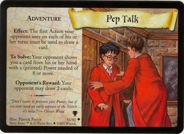 Pep Talk | Harry Potter Wiki | Fandom