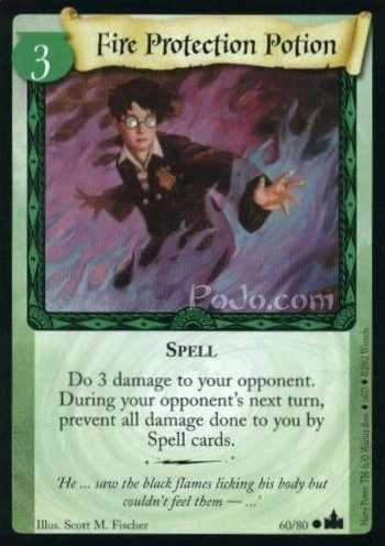 Fire Protection Potion (Trading Card) | Harry Potter Wiki | Fandom