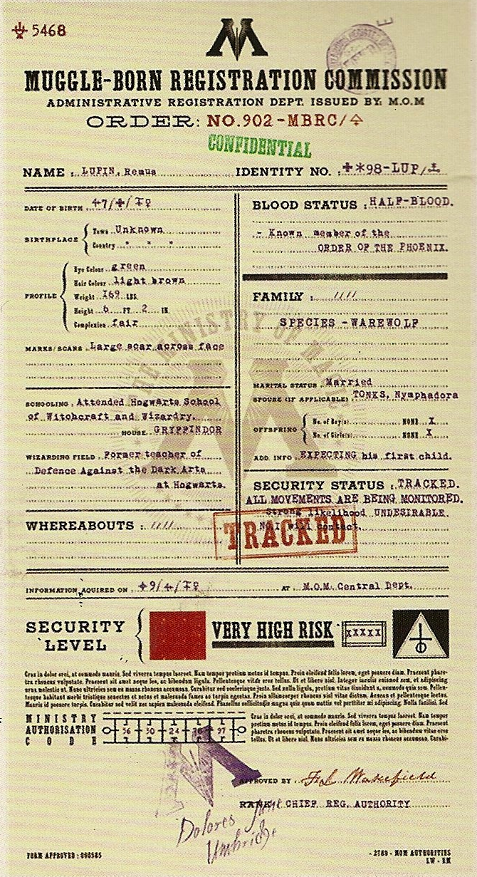 Category:Muggle-Born Registration Commission files | Harry Potter Wiki ...