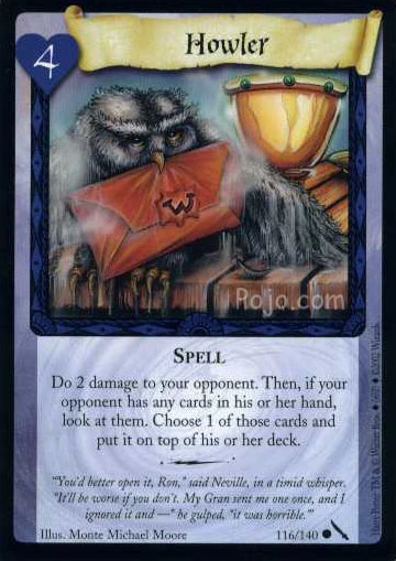 Howler (Trading Card) | Harry Potter Wiki | Fandom