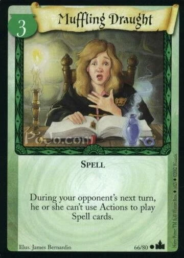 Muffling Draught (Trading Card) | Harry Potter Wiki | Fandom