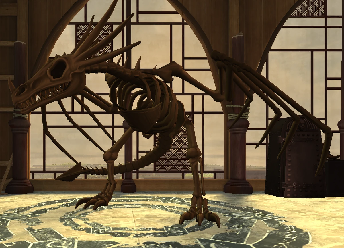 Enchanted dragon skeleton | Harry Potter Wiki | Fandom