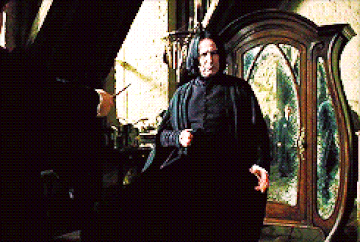 Snape Walk Away Gif