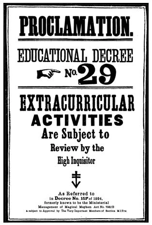 Educational Decree Number Twenty-Nine (non-canonical) | Harry Potter ...
