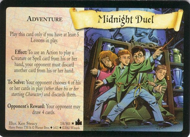 Midnight Duel (Trading Card) | Harry Potter Wiki | Fandom