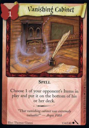 Vanishing Cabinet (Trading Card) | Harry Potter Wiki | Fandom