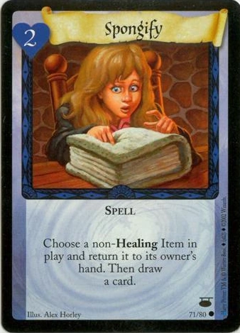 Spongify (Trading Card) | Harry Potter Wiki | Fandom