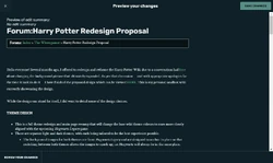 Forum:Harry Potter Redesign Proposal | Harry Potter Wiki | Fandom