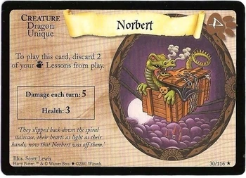Norbert (Trading Card) | Harry Potter Wiki | Fandom