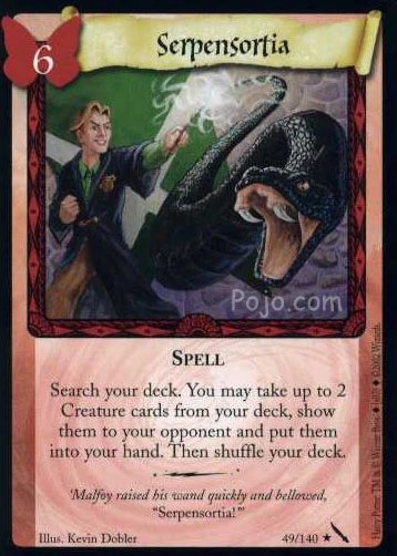Serpensortia (Trading Card) | Harry Potter Wiki | Fandom