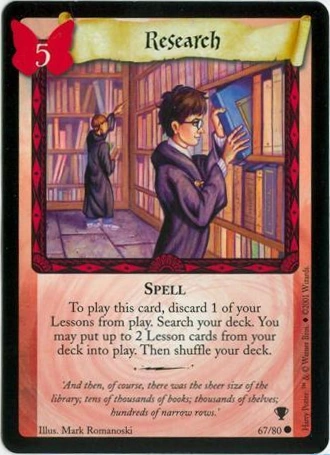 Research (Trading Card) | Harry Potter Wiki | Fandom