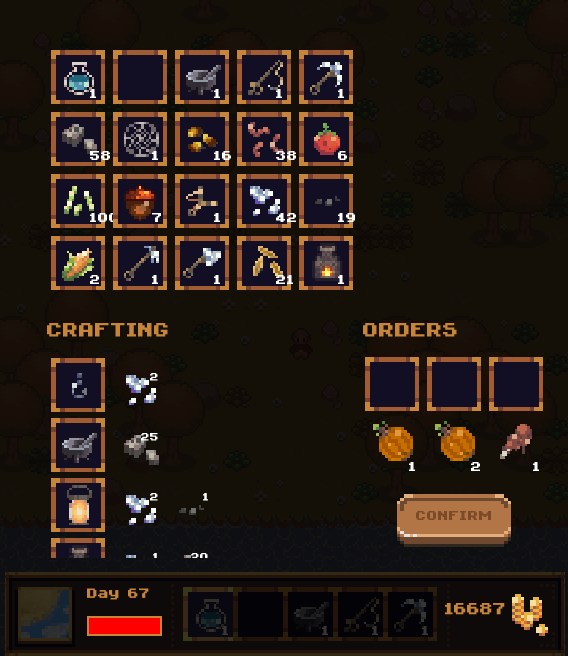 Inventory and hotbar | Harvest Season Wiki | Fandom