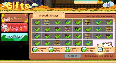 Gift (Interface) | Harvest Town Wiki | Fandom
