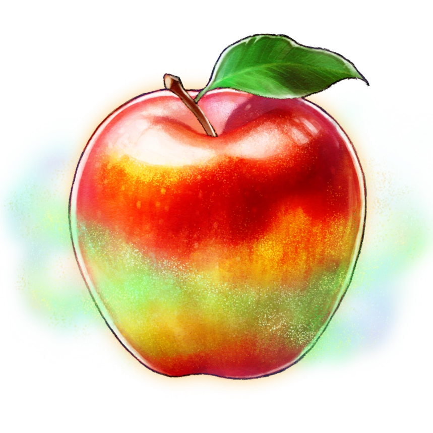 Rainbow Apple Fruit
