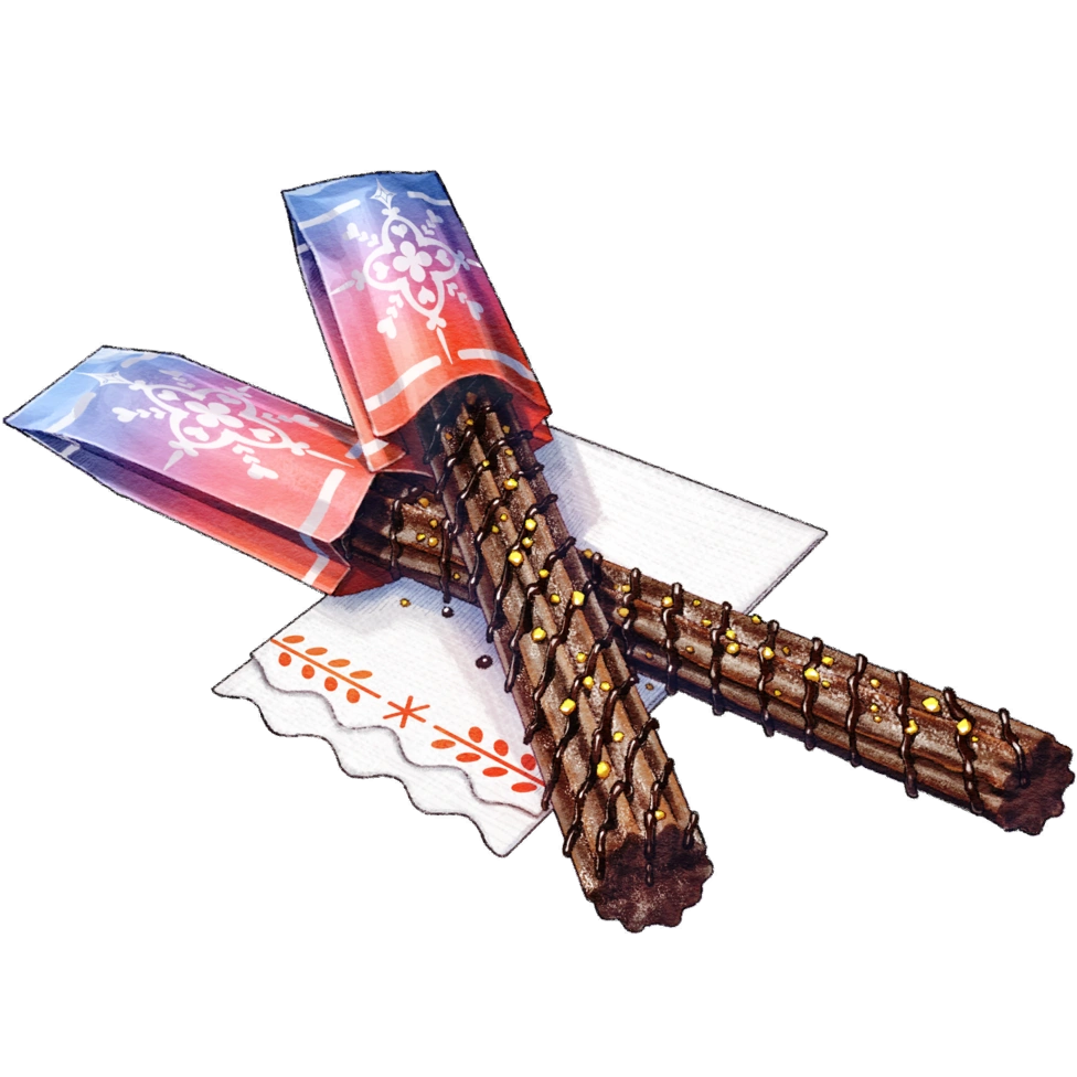 Phantasma Choco Churros | Harvestella Wiki | Fandom