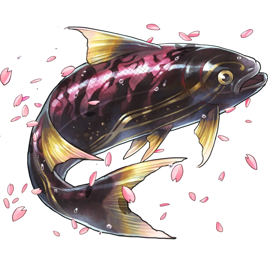 Twilight Cherry Salmon | Harvestella Wiki | Fandom