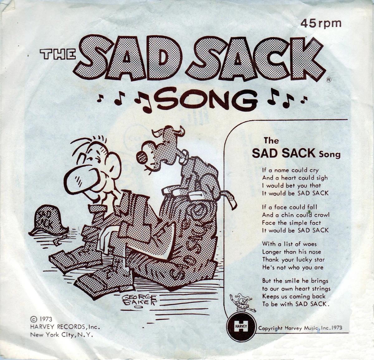 The Sad Sack Song | Harvey Comics Wiki | Fandom