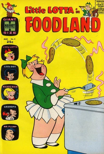 Little Lotta Foodland 3 Harvey Comics Wiki Fandom