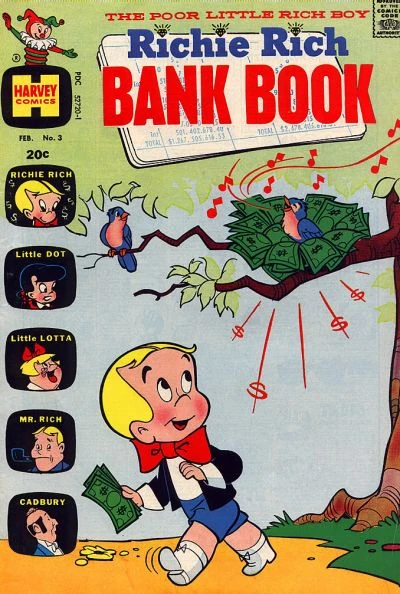 Richie Rich Bank Book 3 | Harvey Comics Wiki | Fandom