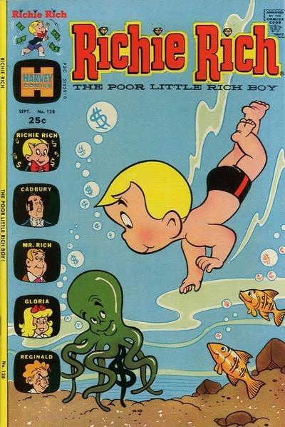 Richie Rich 128 | Harvey Comics Wiki | Fandom