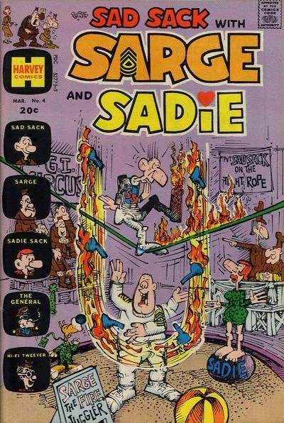 Sad Sack with Sarge and Sadie 4 | Harvey Comics Wiki | Fandom