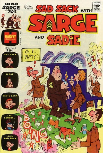 Sad Sack with Sarge and Sadie 8 | Harvey Comics Wiki | Fandom