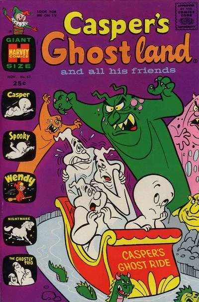 Casper's Ghostland Vol 1 51 | Harvey Comics Database Wiki | Fandom
