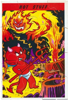 Warren - Hot Stuff - Fire Elemental - 10 Piece Puzzle | Harvey Comics ...