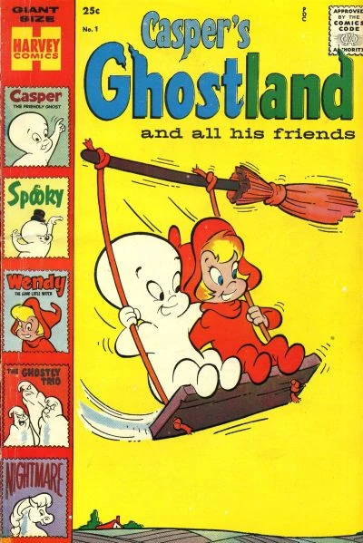 Casper's Ghostland Vol 1 1 | Harvey Comics Database Wiki | Fandom