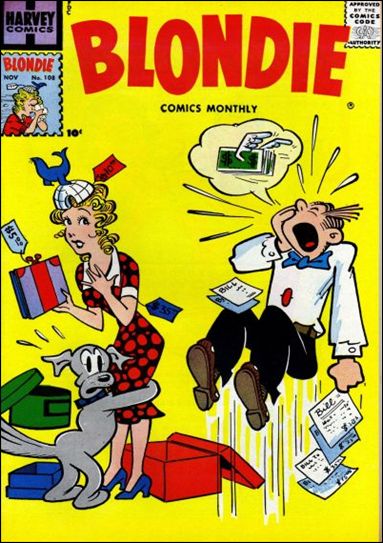 Blondie Comics Vol 1 108 Harvey Comics Database Wiki Fandom