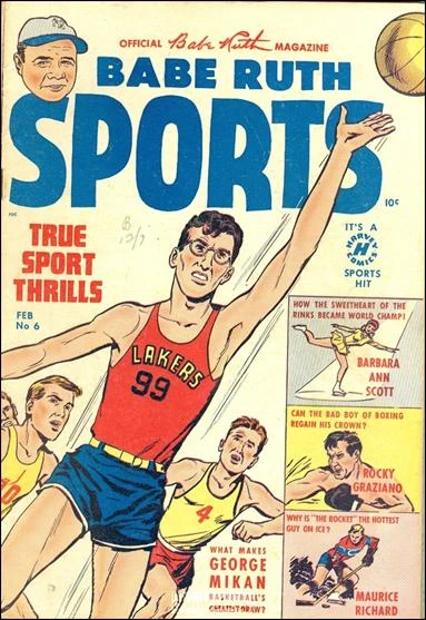 Babe Ruth Sports Comics Vol 1 6 | Harvey Comics Database Wiki | Fandom
