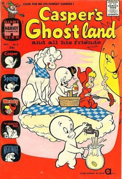 Casper's Ghostland Vol 1 6 | Harvey Comics Database Wiki | Fandom