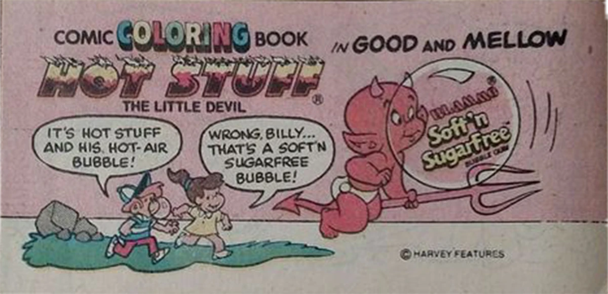 Blammo - Hot Stuff - Good and Mellow - Mini Coloring Book | Harvey ...