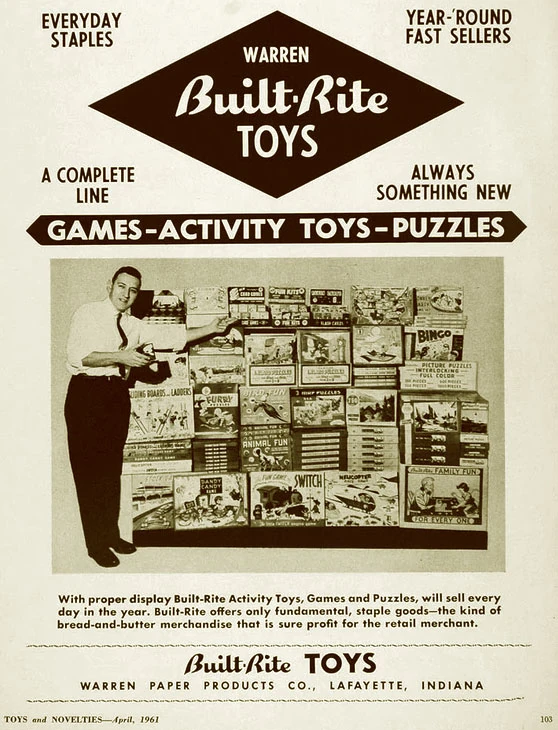 Warren Paper Products | Harvey Comics Database Wiki | Fandom